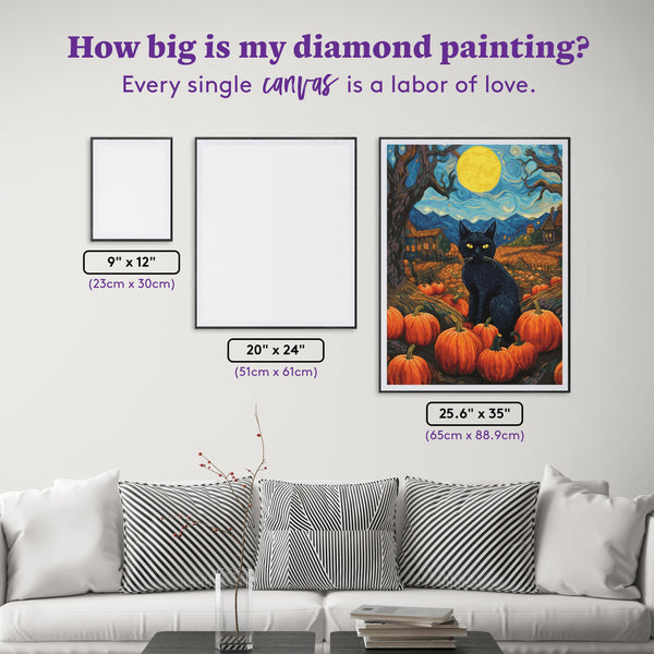 Black Cat Midnight – Diamond Art Club