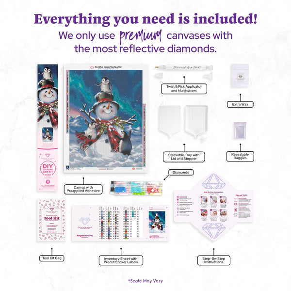 Penguin Snow Day – Diamond Art Club