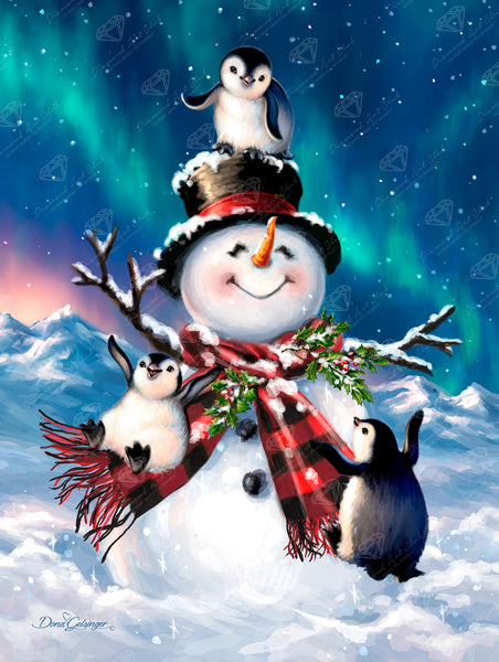 Penguin Snow Day – Diamond Art Club