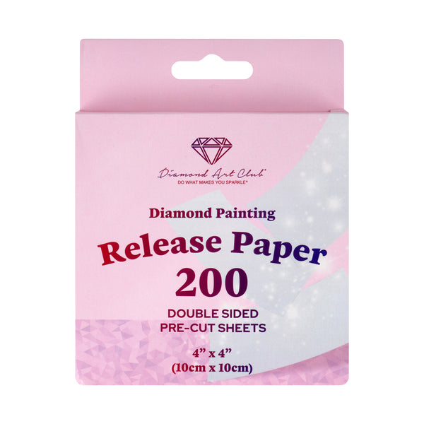 200 Sheets Double-Sided Diamond Painting Release Paper Squares ...