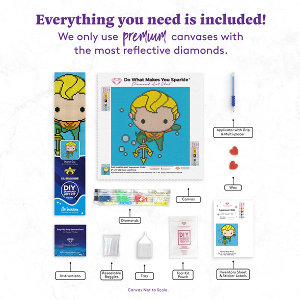 Aquaman Chibi – Diamond Art Club