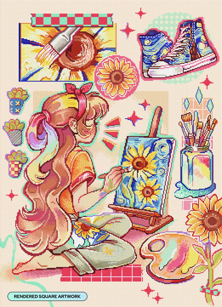 Artsy Girl – Diamond Art Club