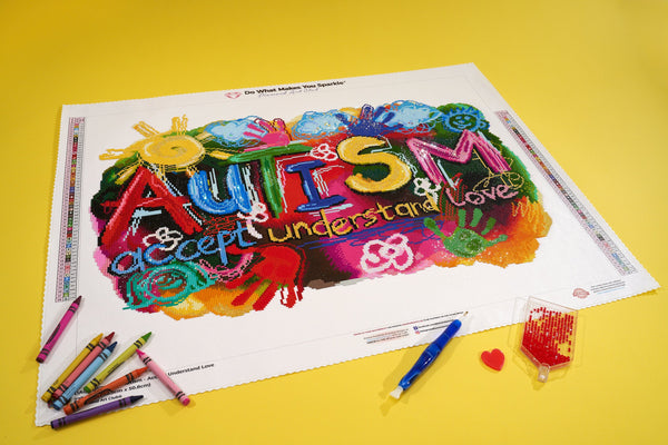 Autism - Accept Understand Love – Diamond Art Club