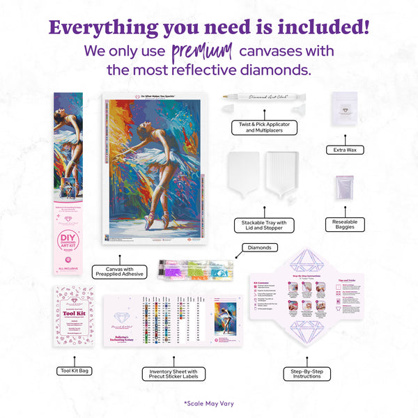 Ballerina's Enchanting Ecstasy – Diamond Art Club