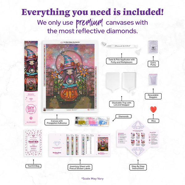Blushing Moon – Diamond Art Club