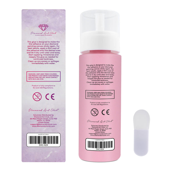 Canvas Adhesive with Applicator (4oz / 120ml) – Diamond Art Club
