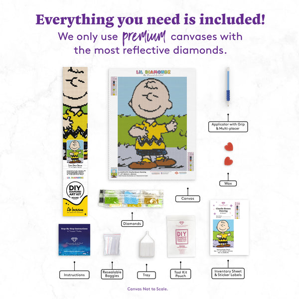 Charlie Brown Dancing – Diamond Art Club