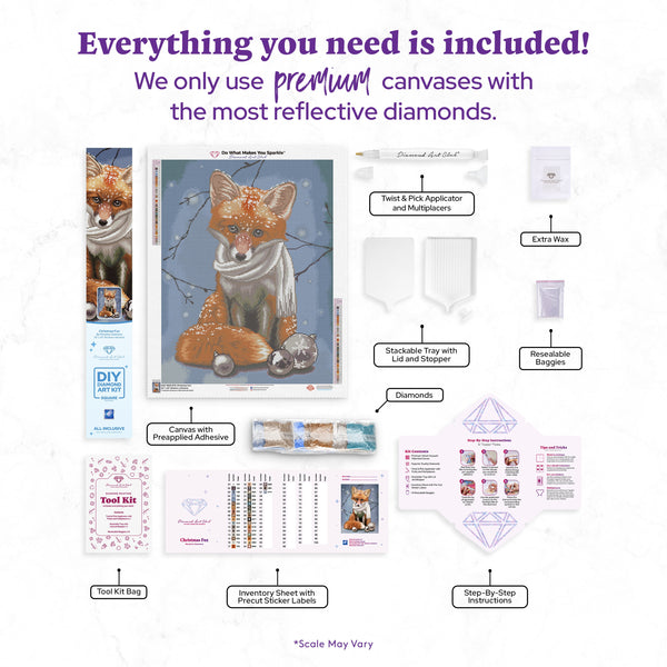 Christmas Fox – Diamond Art Club
