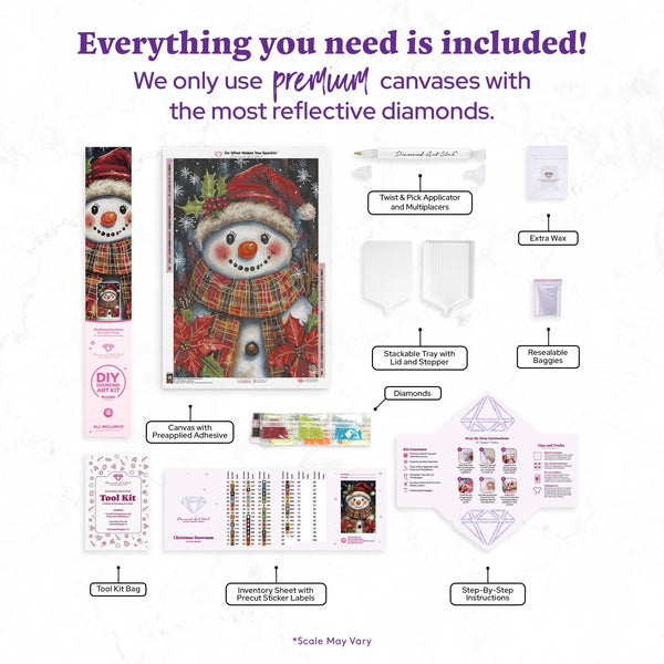 Christmas Snowman – Diamond Art Club