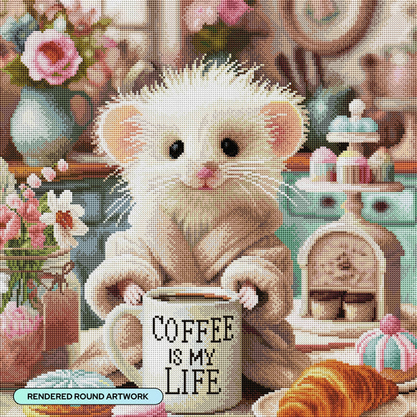 Coffee is My Life – Diamond Art Club