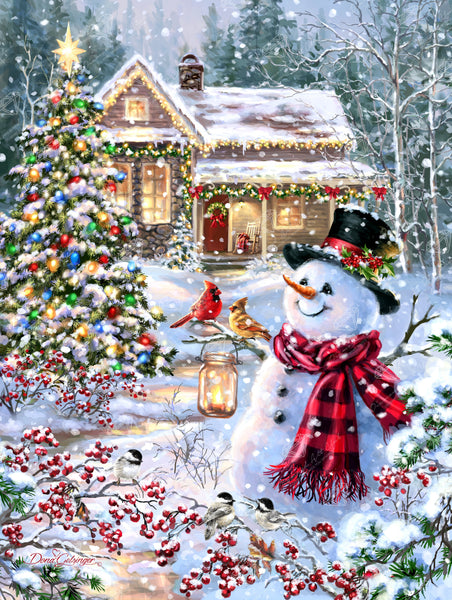 Cottage in the Snow – Diamond Art Club