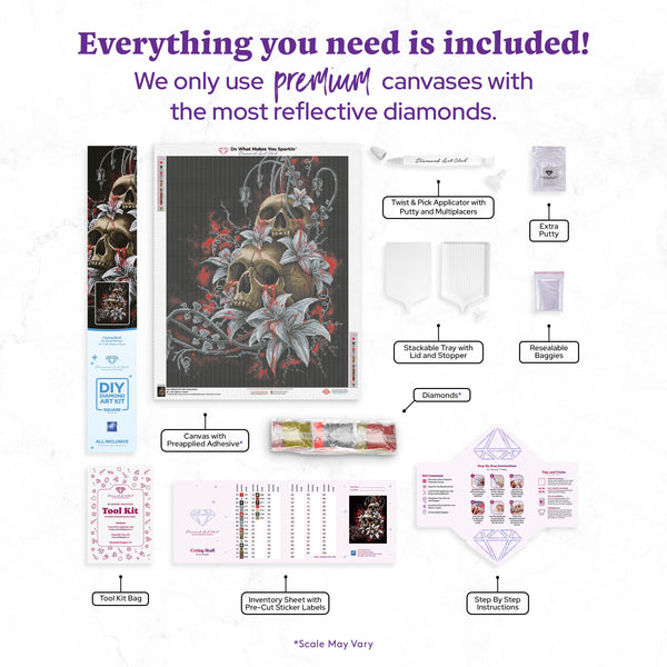 Crying Skull – Diamond Art Club