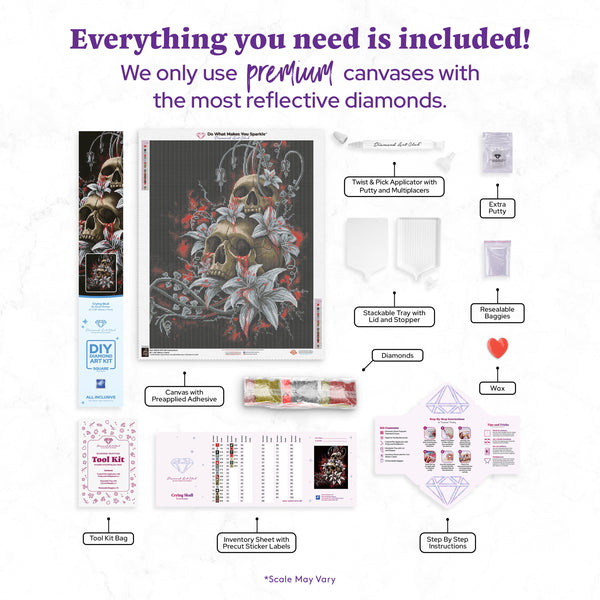 Crying Skull – Diamond Art Club