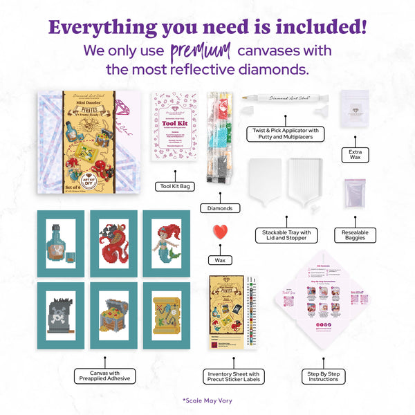 Mini Dazzles™ - Pirates – Diamond Art Club