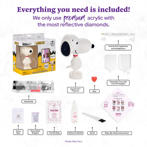Dazzle Pals™ - Snoopy™ – Diamond Art Club