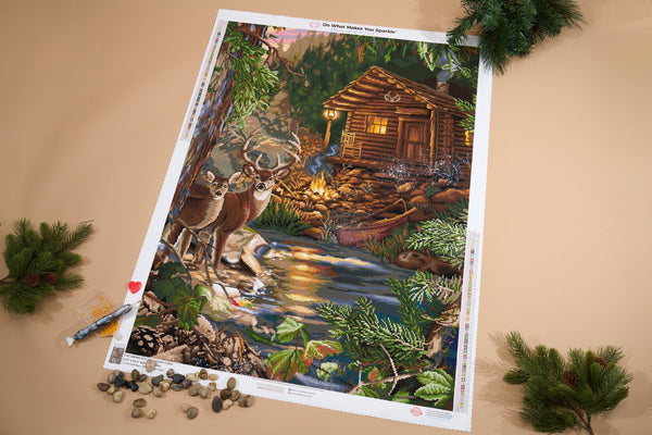 Deer Creek Cabin – Diamond Art Club