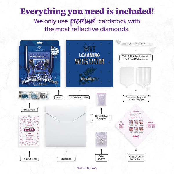 Diamond Pop™ Card- Ravenclaw™ – Diamond Art Club