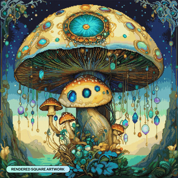 Enchanted Mushroom – Diamond Art Club