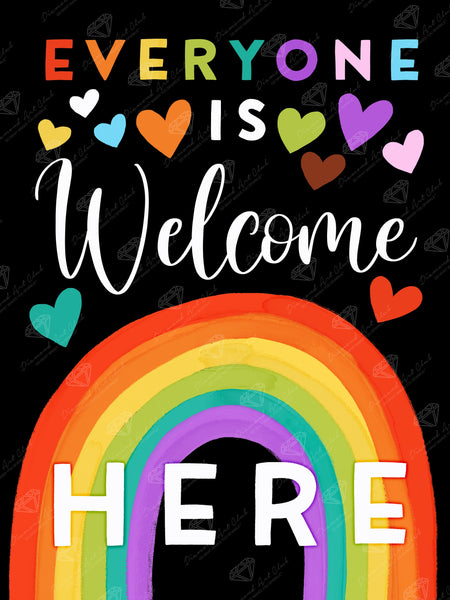 Everyone is Welcome Here – Diamond Art Club