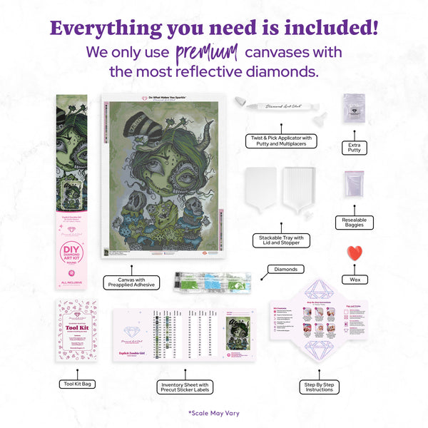 Explicit Zombie Girl – Diamond Art Club