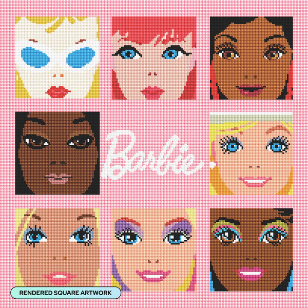 Faces of Barbie™ – Diamond Art Club