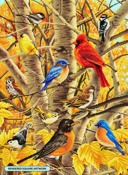 Fall Birds – Diamond Art Club