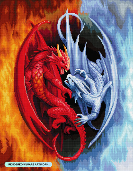 Fire and Ice – Diamond Art Club