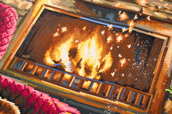 Fireside Christmas – Diamond Art Club