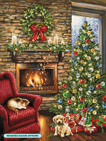 Fireside Christmas – Diamond Art Club