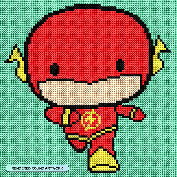 The Flash Chibi – Diamond Art Club