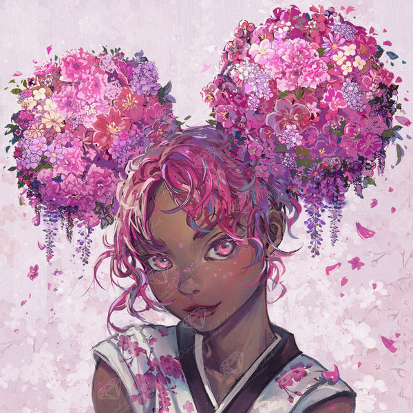 Flower Buns – Diamond Art Club