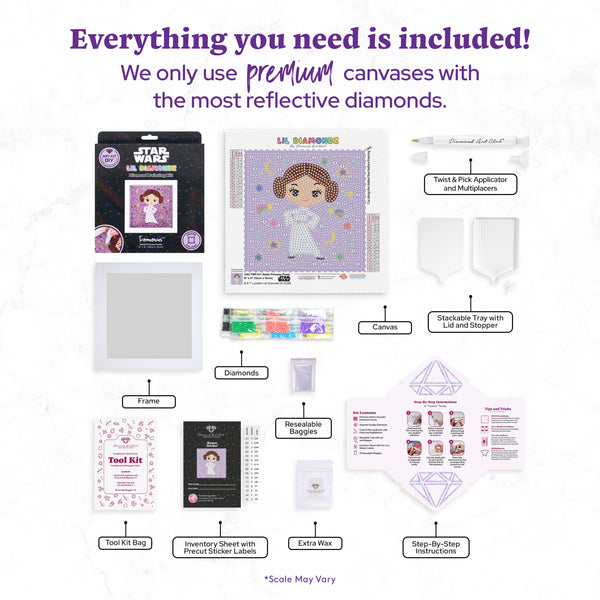 Frameables™ - Rebel Princess Power – Diamond Art Club