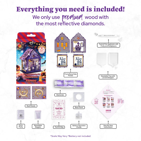 Gem House - Halloween House – Diamond Art Club