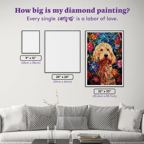 Gladys the Golden Doodle – Diamond Art Club