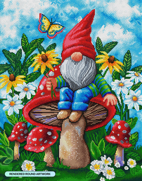 Gnome's Mushroom Garden – Diamond Art Club