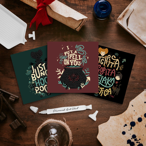 Hocus Pocus™ DIY Cards (Set of 3) – Diamond Art Club