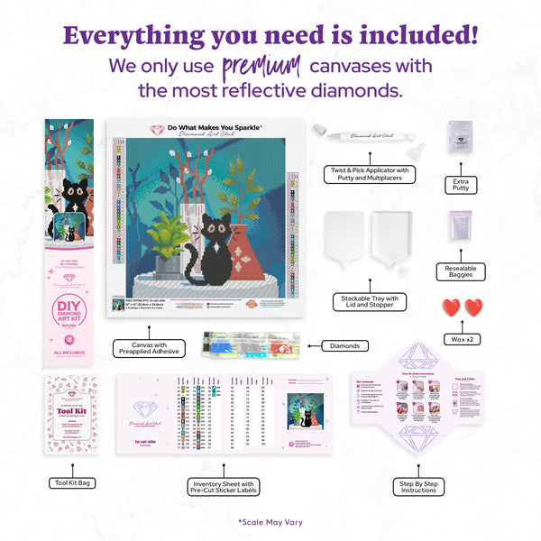 In-cat-nito Diamond Painting | Diamond Art Club®