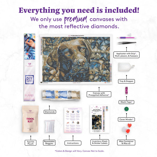 Jack the Black Labrador Retriever – Diamond Art Club