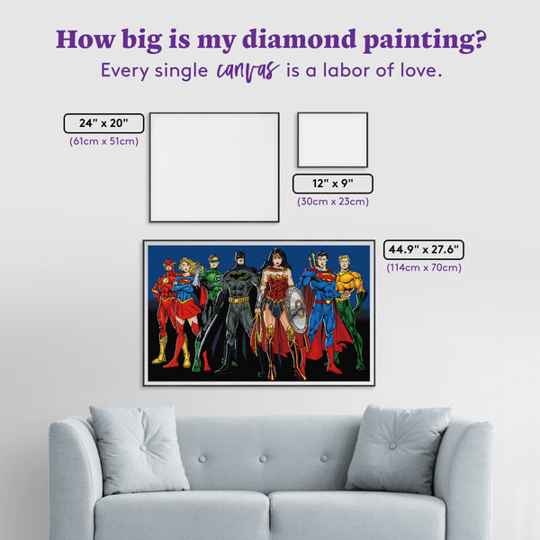 Justice League™ Diamond Painting | Diamond Art Club®