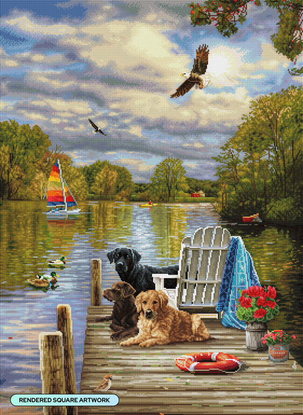 Lake Dogs – Diamond Art Club