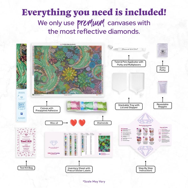 Little Lizard Garden – Diamond Art Club