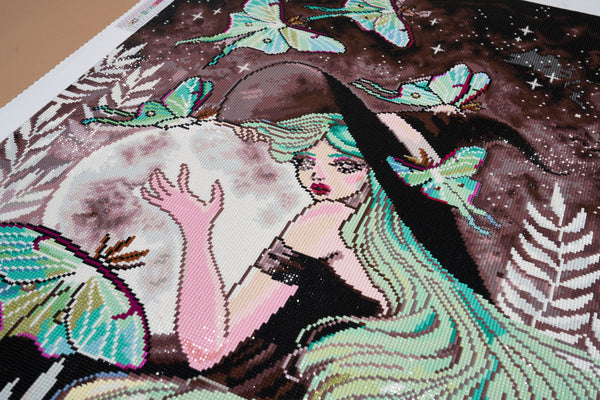 Luna Moth Witch – Diamond Art Club