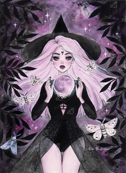 Magic Moon Witch – Diamond Art Club