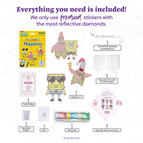 Magnets - SpongeBob SquarePants™ (Set of 3) – Diamond Art Club