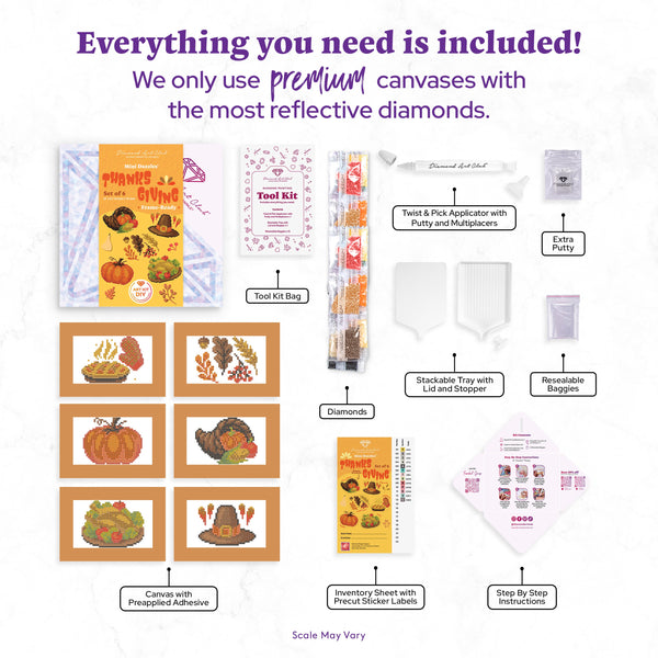 Mini Dazzles™ - Thanksgiving – Diamond Art Club