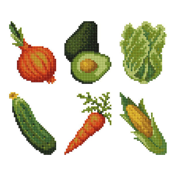 Mini Dazzles™ - Veggies – Diamond Art Club