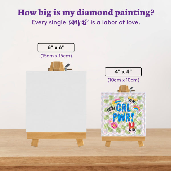 Mini Easels - GRL PWR! (Powerpuff Girls™) – Diamond Art Club