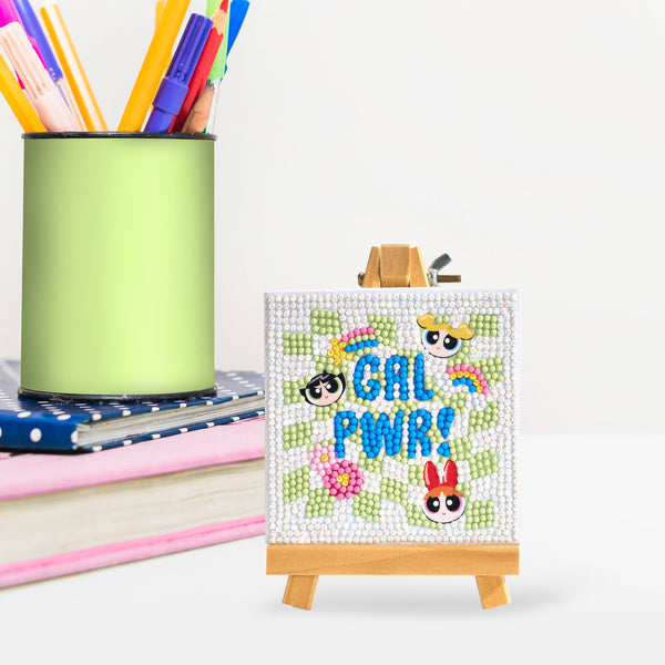 Mini Easels - GRL PWR! (Powerpuff Girls™) – Diamond Art Club