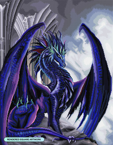 Nightshade Dragon – Diamond Art Club