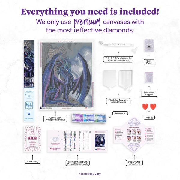 Nightshade Dragon – Diamond Art Club